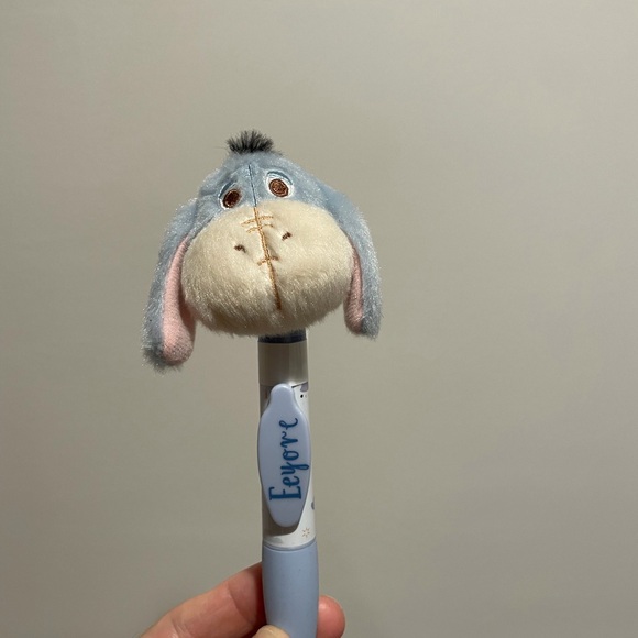 Disney | Accessories | Disney Eeyore Plush Topper Pen Light Blue And ...